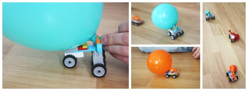 LEGO Brick Balloon Car Racer | GoOpenMichigan