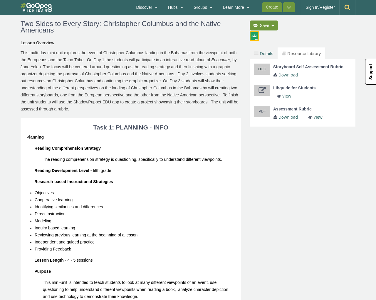 Two Sides to Every Story: Christopher Columbus and the Native Americans ...