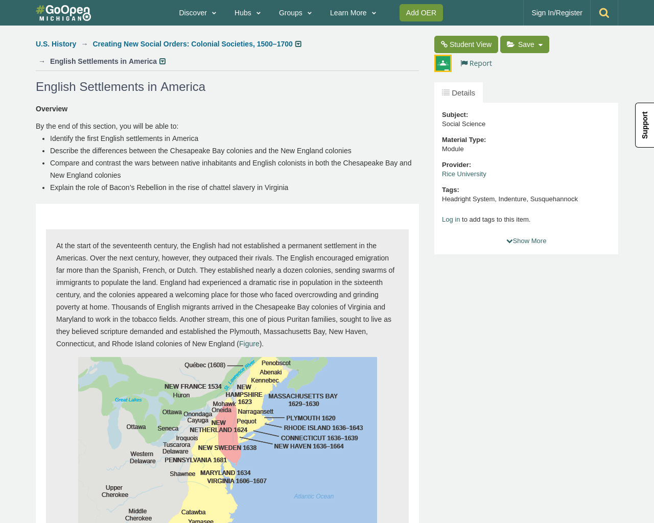 U.S. History, Creating New Social Orders: Colonial Societies, 1500–1700 ...
