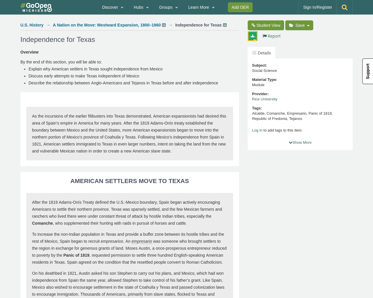 U.S. History, A Nation on the Move: Westward Expansion, 1800–1860 ...
