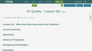 Air Quality - Lesson 6 : What Has Been Done About Air Pollution ...