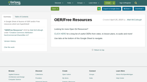 OER/Free Resources | GoOpenMichigan