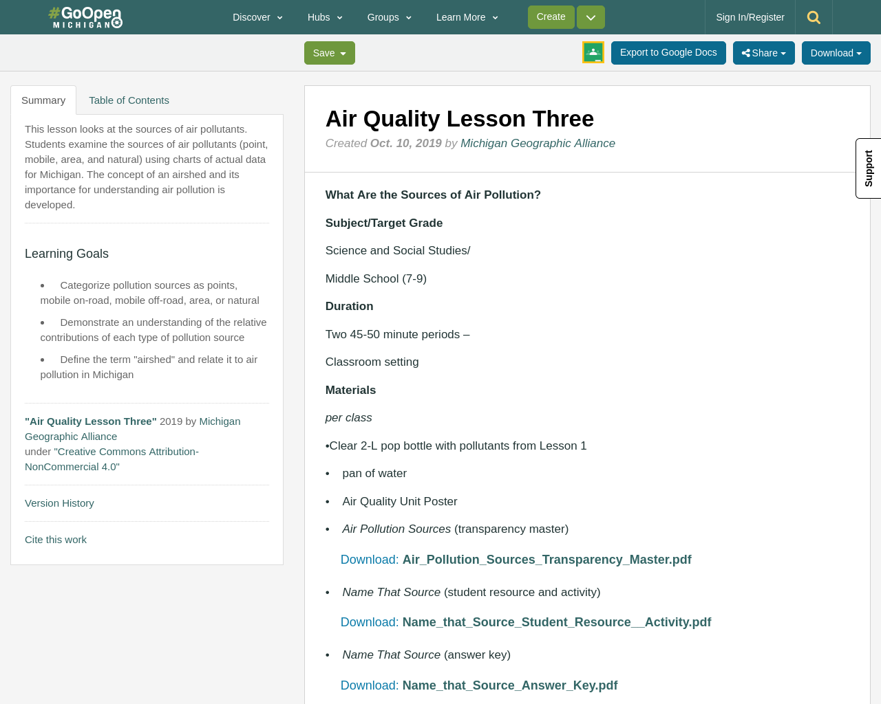 Air Quality Lesson 3 : What Are the Sources of Air Pollution ...